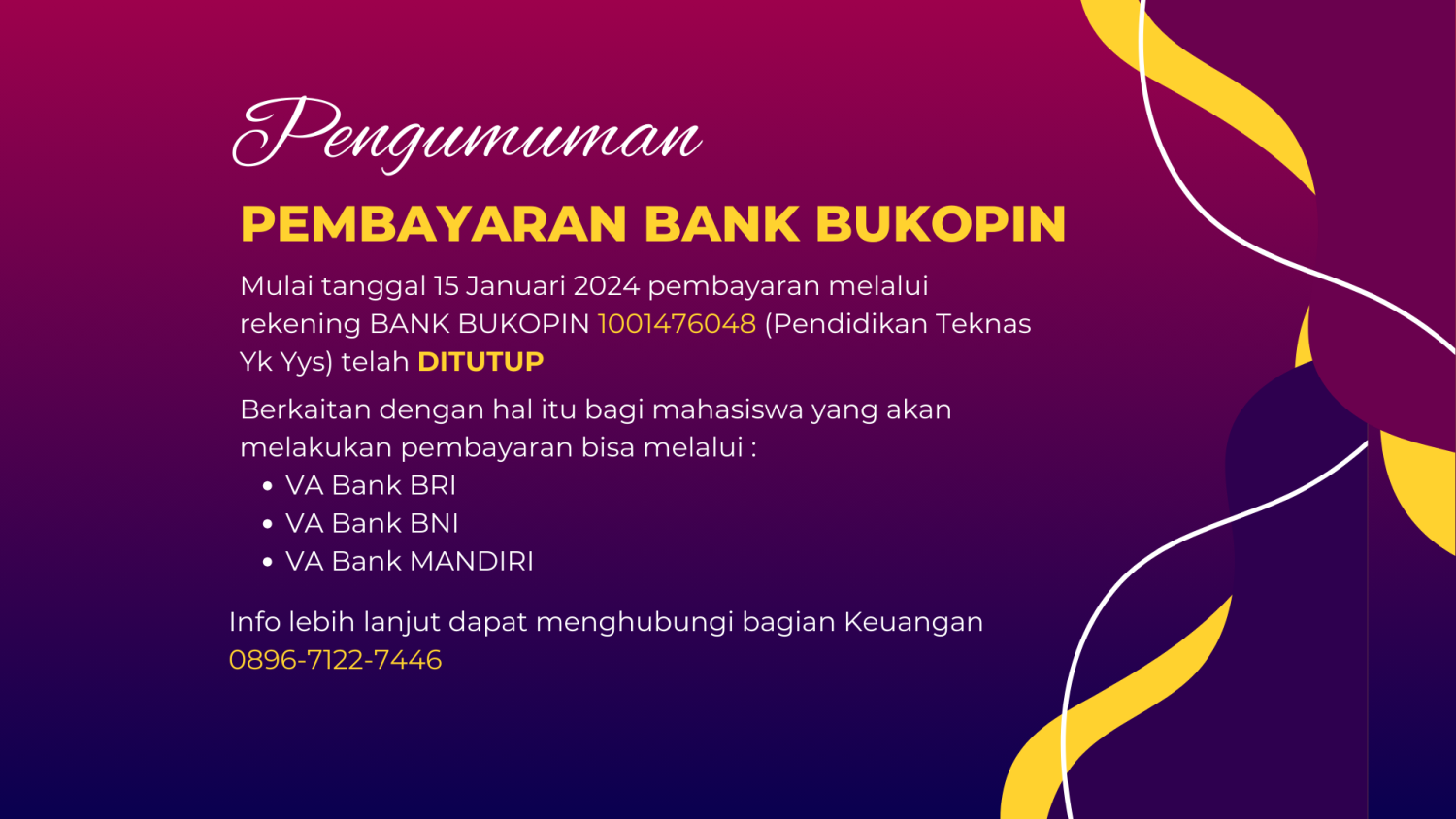Institut Teknologi Nasional Yogyakarta – Technopreneur in Future Energy